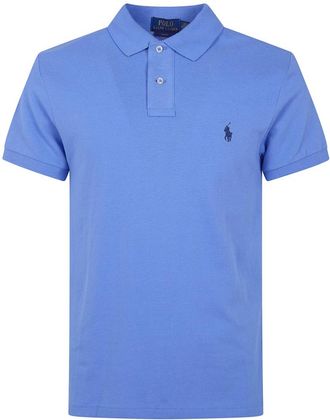 Polo Ralph Lauren Homme, Tops, Bleu, Taille: M Polo en maille &agrave; manches courtes