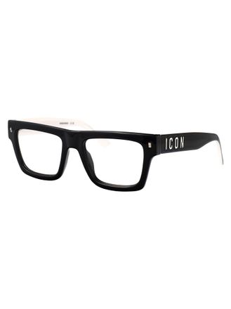 Dsquared2 Mens Sunglasses Icon0023 Black Injected Glasses & Frames