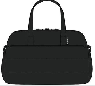 Lovevook Sac de voyage sac de sport pour femme, Noir, 40,6 cm (16)