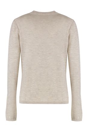 Max Mara Womens Cashmere Crew Neck Sweater Sand