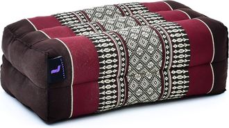 Leewadee Meditationskissen Yogakissen Yoga Block Yoga Zubeh&ouml;r Yoga Klotz Yoga Kissen &Ouml;kologisches Naturprodukt Thaikissen Nackenkissen, Kapok, 35 x 18 x 12 cm,