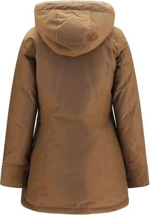 Woolrich Hooded Down Parka - Brown