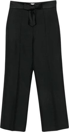 Valentino Garavani Straight Leg Hose - - Trousers - Damen - Schwarzk - L