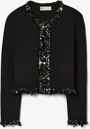 Tory Burch Verzierter Crop-Cardigan