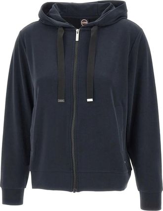 Colmar Femme, Sport, Bleu, Taille: 40 FR Full Zip Sweat &agrave; capuche