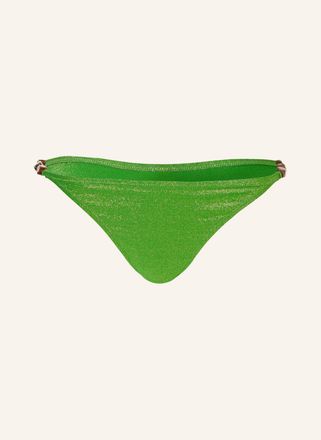 Vilebrequin Triangel-Bikini-Hose Flaka Mit Glitzergarn Und Schmuckperlen gruen