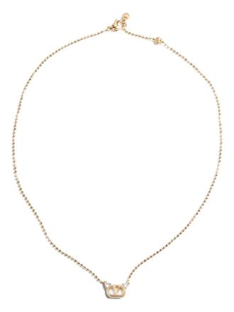 Valentino Garavani collier Ovalette - Or