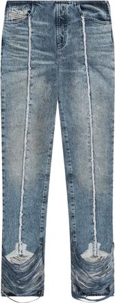 Diesel Femme, Jeans, Bleu, Taille: W26 Jean Regular Fit en Denim