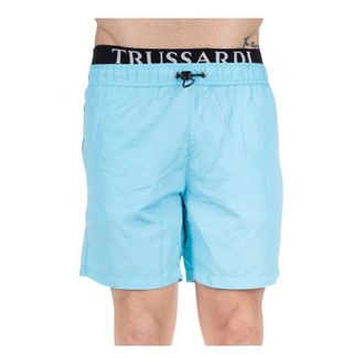 Trussardi Homme, Maillots de bain, Bleu, Taille: 2XL Maillot de Bain Homme Sportif &agrave; Zip