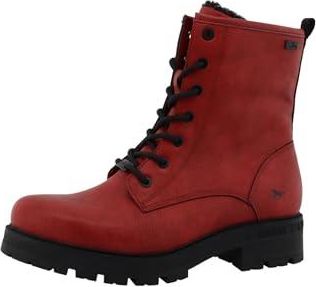 Mustang Jeans Bottines Femme 15M0042007, Pointure:40 EU, La Couleur:Rouge