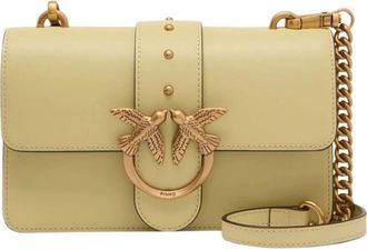 Pinko Pinko, Femme, Sacs, Jaune, Taille: ONE Size Love Bag One Mini