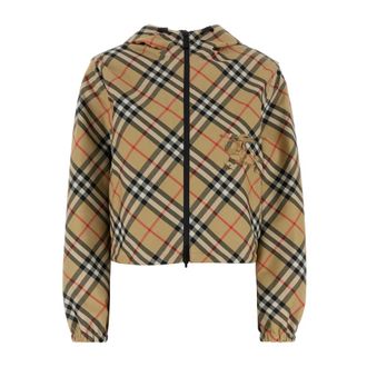 Burberry Femme, Vestes, Multicolore, Taille: 40 FR Veste R&eacute;versible en Twill Brod&eacute;