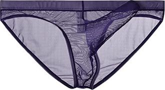 Generic Hommes Slips sous-v&ecirc;tements Maille Transparente Voir &agrave; Travers Les Slips Sexy &eacute;rotique Hommes sous-v&ecirc;tements &eacute;l&eacute;phant Renflement sous-v&ecirc;tements A15