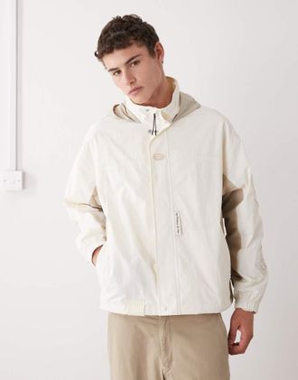 Aape By A Bathing Ape Aape By A Bathing Ape - Veste coupe-vent - Blanc cass&eacute; et beige-Multicolore