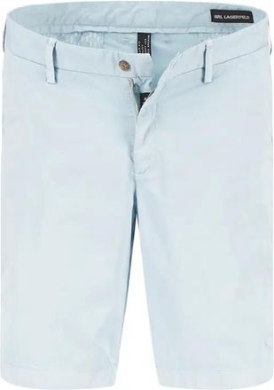 Karl Lagerfeld Herren Shorts blau Baumwoll-Stretch