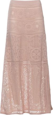 D.exterior Femme, Jupes, Beige, Taille: 40 FR Maxi Skirts