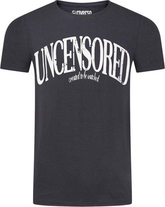 Riverso Tshirt Herren Baumwolle Regular Fit RIVLeon Rundhals Kurzarm Sommer Tee Shirt Print, Größe:3XL, Farbe:Anthracite Grey (TJD)