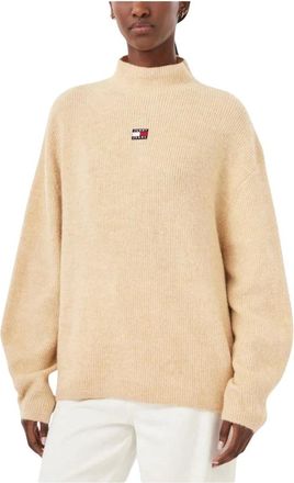 Tommy Hilfiger Pull &agrave; col roul&eacute; - Femme - Pulls - Beige - Taille: 38 FR