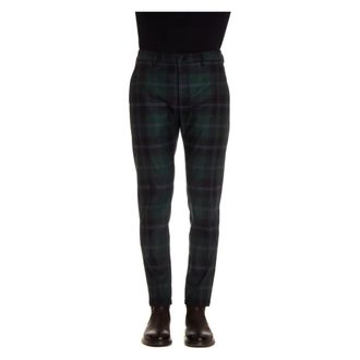 Department Five Slim-fit Tartan Hose - - Trousers - Herren - Blau - W31