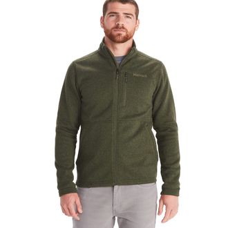 Marmot Herren Drop Line Jacket, Warme Fleecejacke, Outdoor-Jacke mit durchgehendem Rei&szlig;verschluss, atmungsaktiver und windbest&auml;ndiger Sweater