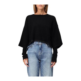 Pinko Pinko, Damen, Strickwaren, Schwarzk, LGr&ouml;&szlig;e