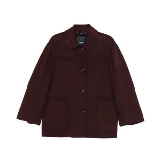 Max Mara Leichte Jacken - - Jackets - Damen - Rot - XS