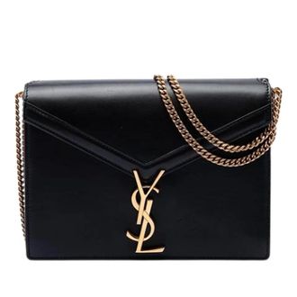 Saint Laurent Sac bandouli&egrave;re Cassandra Pre-owned - Femme - Pre-owned - Noir - Taille: ONE Size