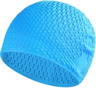 Generic Unisex-Badekappe, Unisex, Erwachsene, rutschfestes langes Haar, Unisex, Erwachsene, wasserdicht, gro&szlig;es Silikon-Schwimmzubeh&ouml;r f&uuml;r Damen