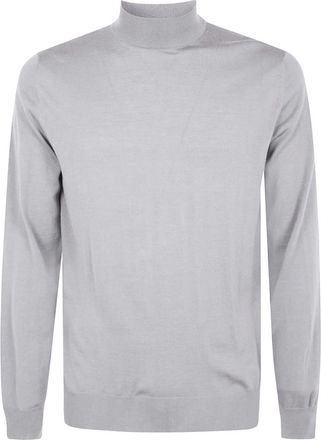 FILIPPO DE LAURENTIIS Homme, Pulls, Gris, Taille: 2XL Pull Col Montant Imitation