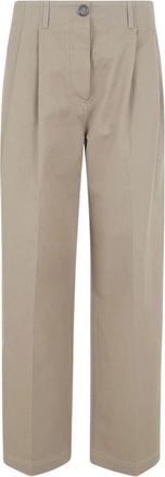 Toteme Femme, Pantalons, Jaune, Taille: 40 FR Pantalons