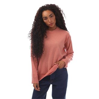GANT Pullover f&uuml;r Damen, Rundhalsausschnitt, Schafwolle, Regul&auml;r (Pink)