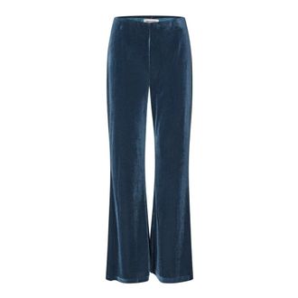 Lollys Laundry Wide Hosen - - Trousers - Damen - Blau - S