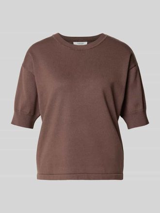 b.young Strickshirt mit Rundhalsausschnitt Modell morla