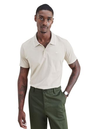 Dockers Herren Perfect Polo T-Shirt, Sahara Khaki, S