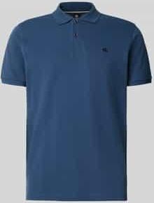 Lerros Poloshirt mit Label-Stitching