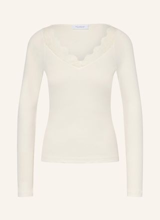 Rich & Royal Longsleeve Mit Spitze weiss
