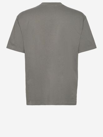 HUGO BOSS Mens Cotton T-Shirt Dark Grey T-Shirts And Polos