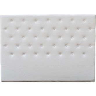Habitat et Jardin Gepolstertes Kopfteil Déco aus pvc - 149 cm - Weiß