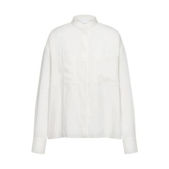 Dondup Regular-Fit Gabardine Hemd - - Blouses & Shirts - Damen - Wei&szlig; - 2XL