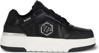 Philipp Plein Homme, Chaussures, Noir, Taille: 45 EU Low-Top Baskets Sk8R
