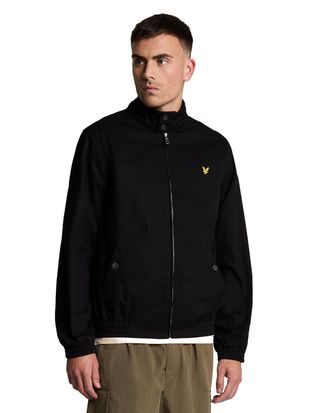 Lyle & Scott Herren Blouson Jacke | British Classic | Harrington mit Tartan Innenfutter