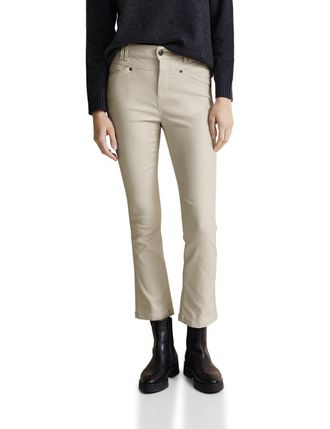 Street One Bootcut Hose mit Coating