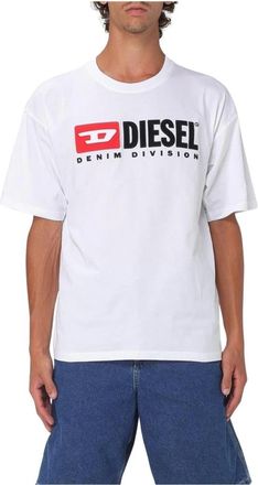 Diesel Homme, Tops, Blanc, Taille: L T-Chemises