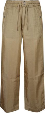 Dries Van Noten Homme, Pantalons, Beige, Taille: S Wide Pantalons