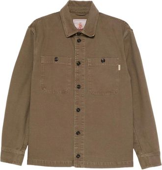 Baracuta Homme, Vestes, Brun, Taille: XL Surchemise en toile teinte en pi&egrave;ce