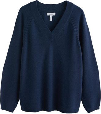 Next V-Ausschnitt-Pullover N. Premium Pullover mit V-Ausschnitt, Merinowolle (1-tlg)