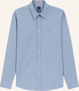 HUGO BOSS Casual Hemd Relegant_6_M Regular Fit blau