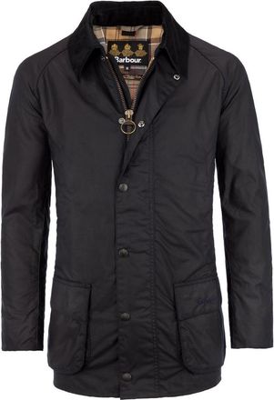 Barbour Wachsjacke Bristol mit Cord-Besatz am Kragen in
