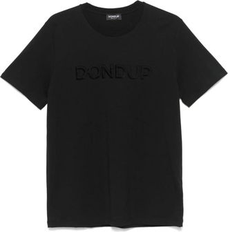 Dondup Homme, Tops, Noir, Taille: M T-shirt &agrave; col rond et coupe classique