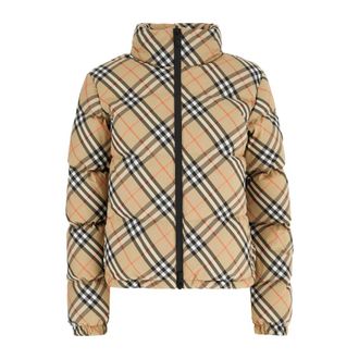 Burberry Puffer Jacket - - Jackets - Damen - Beige - M